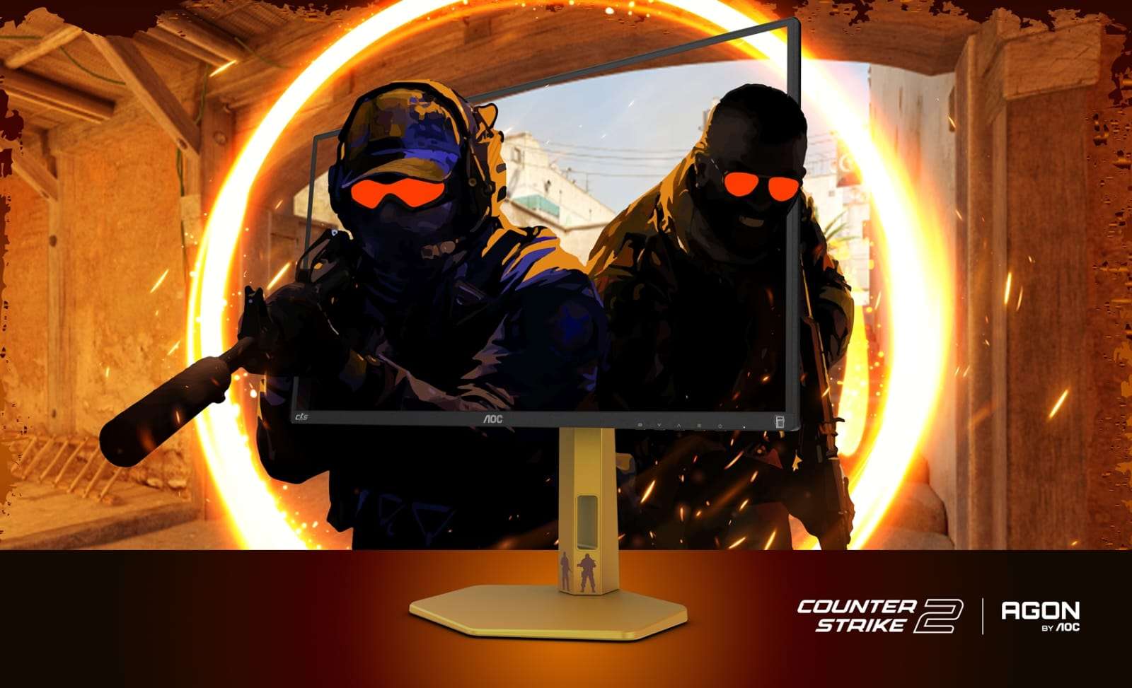 AOC تتعاون مع Counter-Strike 2 لإطلاق شاشة الألعاب CS25G المخصصة ...